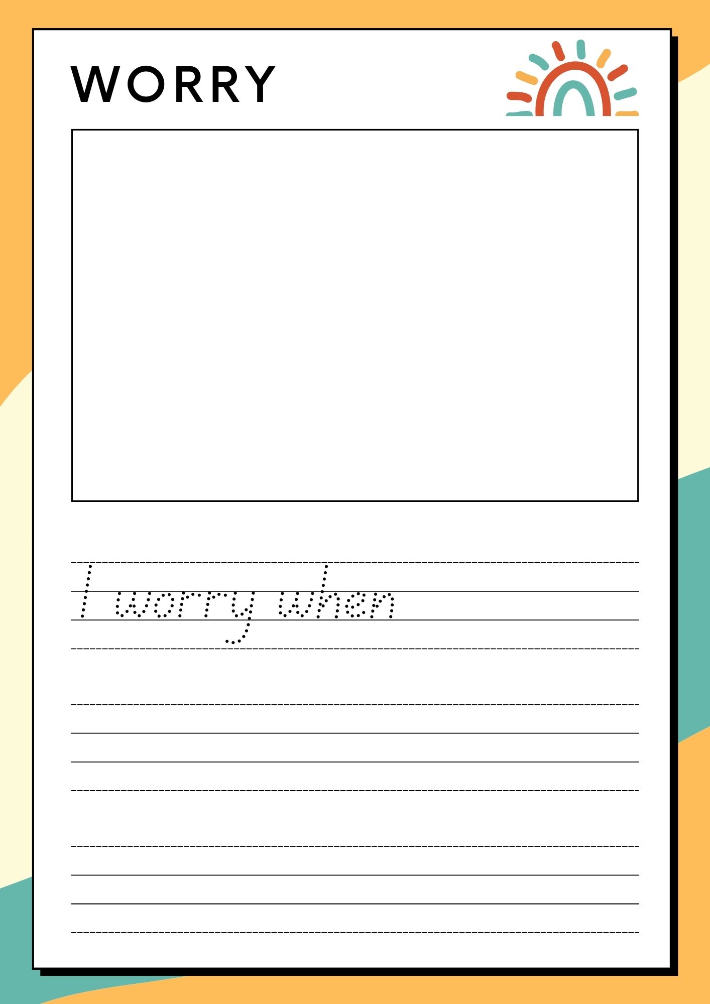 Free Printable Anxiety Worksheets & Resources for Kids - Alicia Ortego