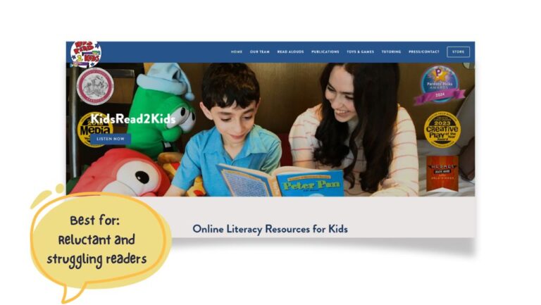 21 Top Reading Websites for Kids: Free & Fun Learning! - Alicia Ortego